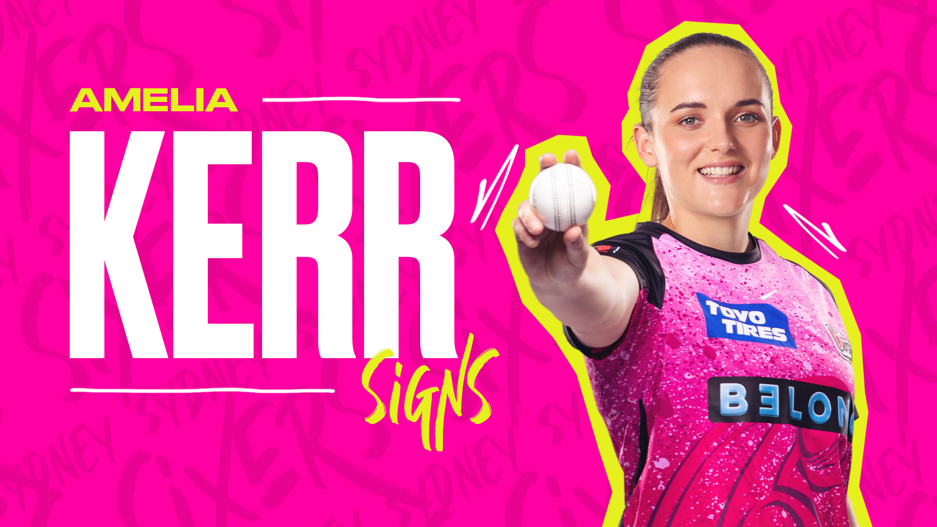 Amelia Kerr joins the Sixers | Sydney Sixers